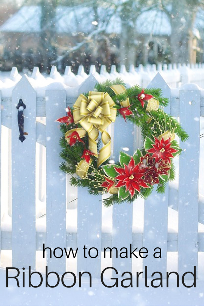 How To Make A Ribbon Garland